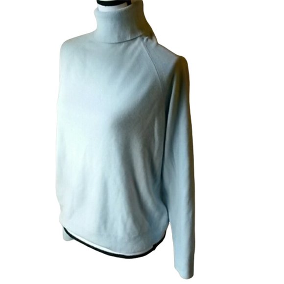 Debbie Morgan | Sweaters | Debbie Morgan Turtle Neck Soft Baby Blue Xl ...
